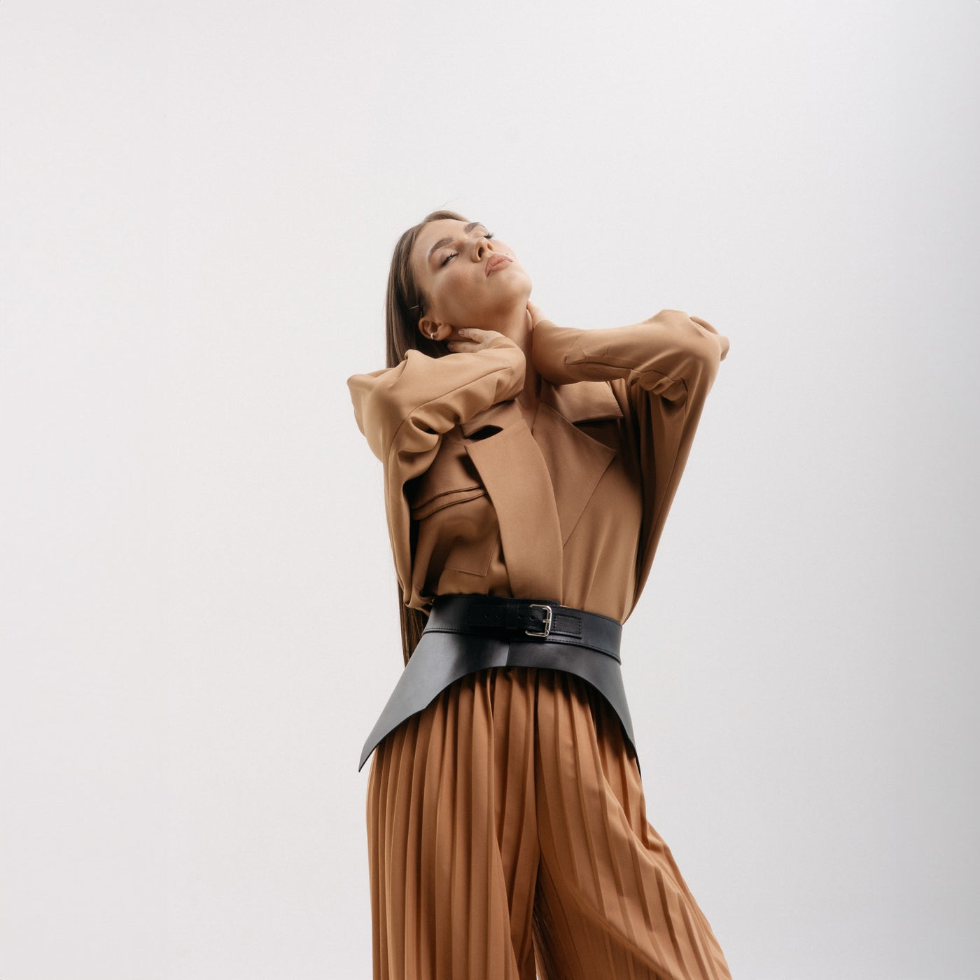 Leather Peplum Belt | Brunetka Harness